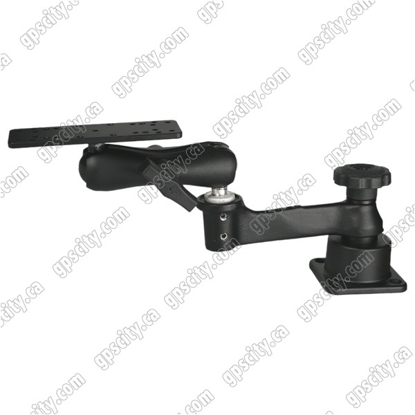 RAM Mount Horizontal Straight Swing and Ball Arm with Plate