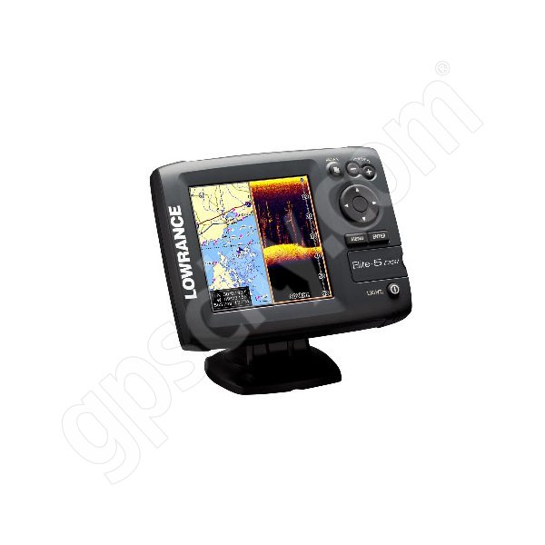 Lowrance Elite-5 DSI Gold Fishfinder and GPS Chartplotter
